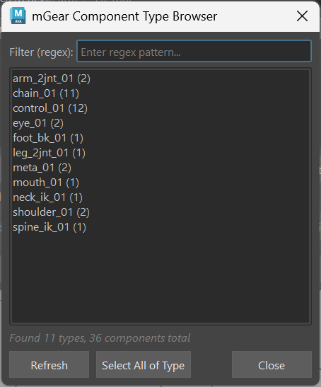 Shifter User Documentation — mGear: Rigging Framework 4.0.3 documentation